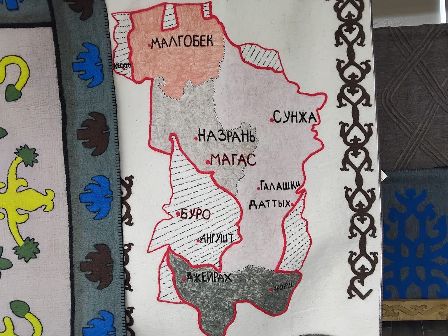 Map of Ingushetia – Republic of Ingushetia — Young Pioneer Tours