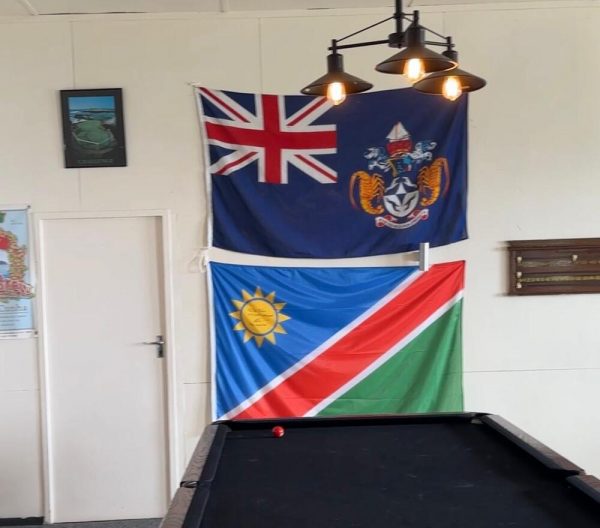 The flag of Tristan da Cunha, a proud symbol of the island's identity